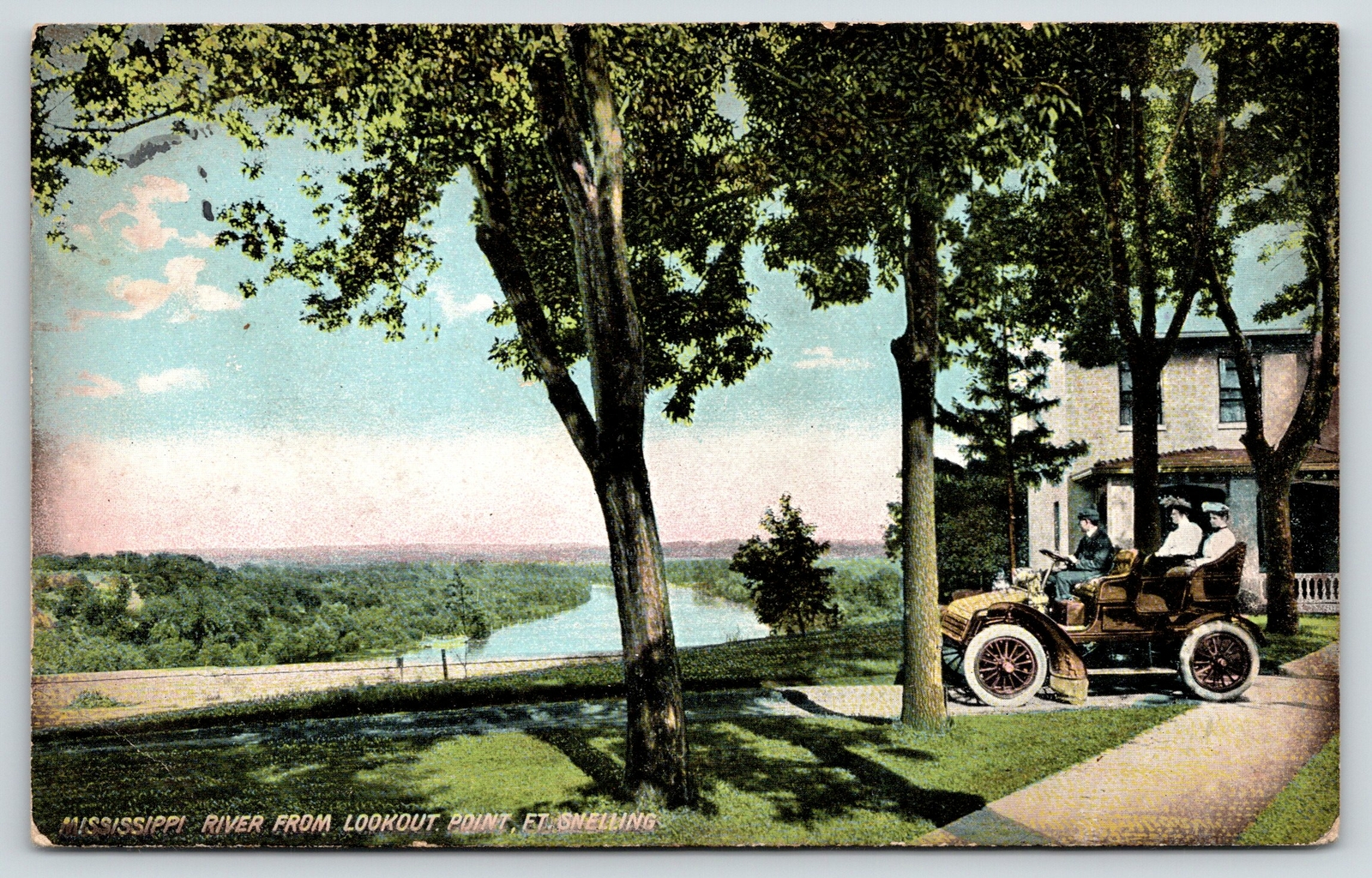 St Paul MN~Lookout Point @ Ft Snelling~Vintage Auto~Chauffeur & Two ...
