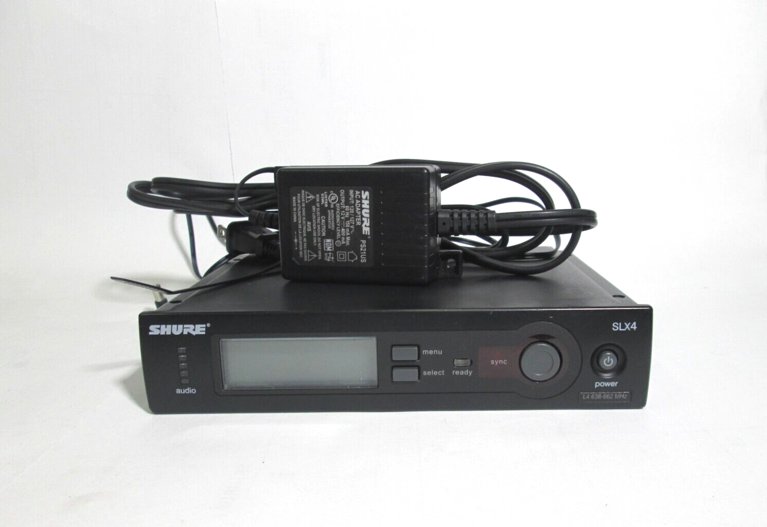 Shure SLX4 L4 638-662 MHz Microphone Wireless Receiver w/ PSUのeBay公認海外通販｜セカイモン