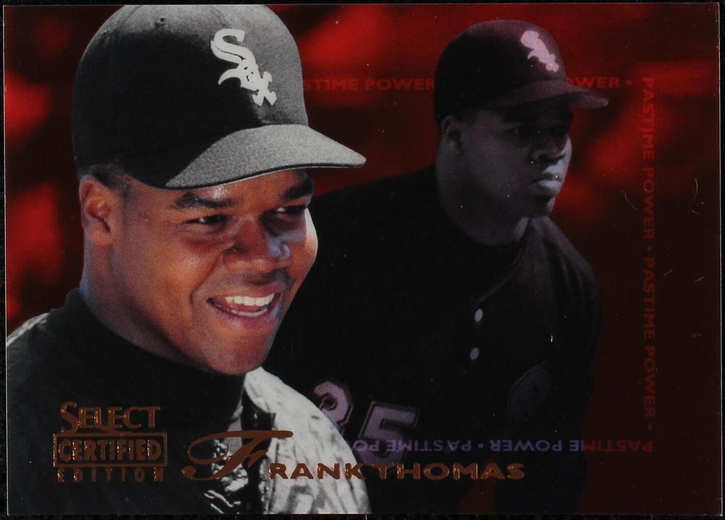 1996 Select Certified Edition - Frank Thomas #135 Mirror Red /90 for ...