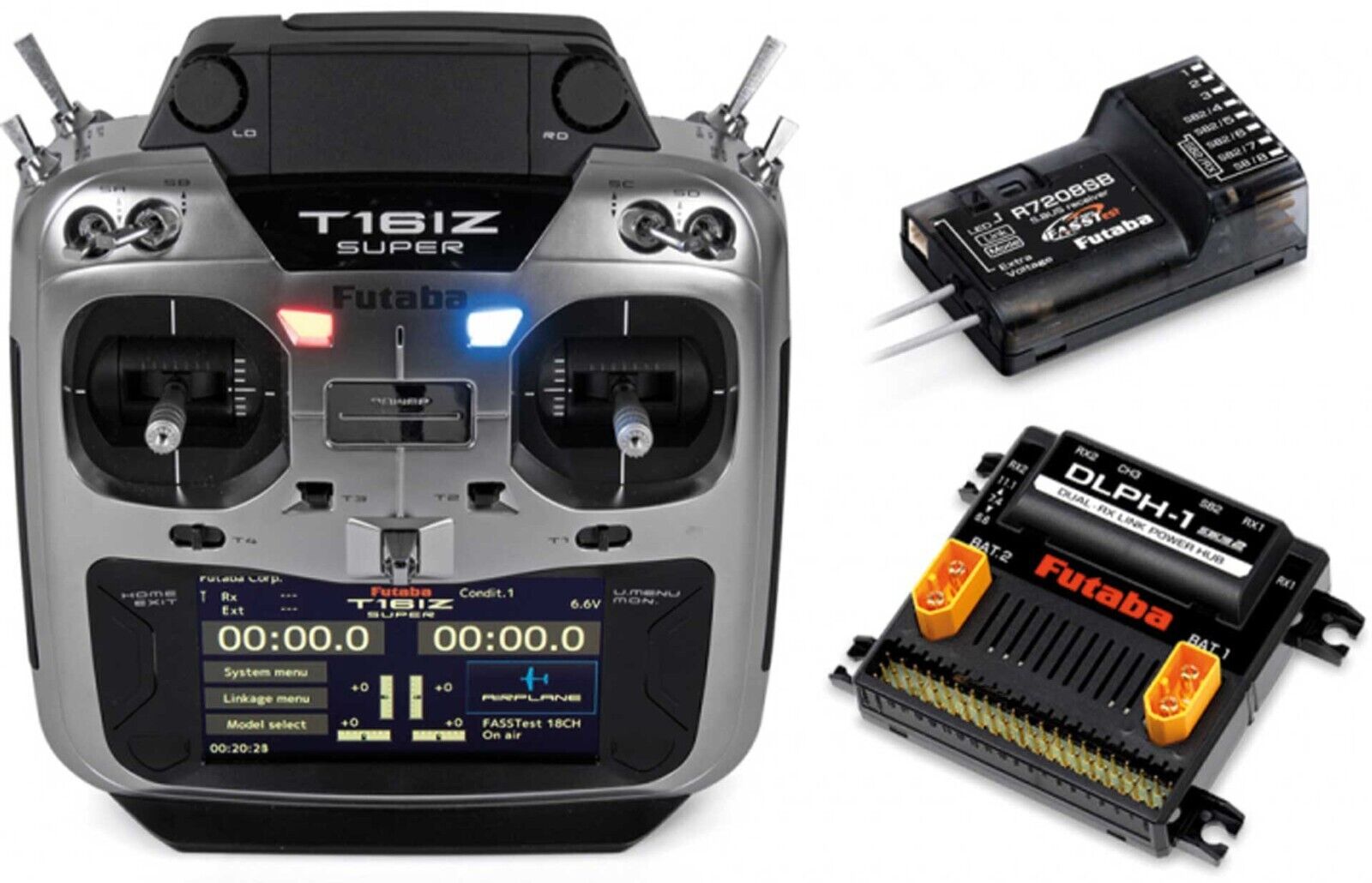 NEW FUTABA T16IZ SUPER + R7208SB + DLPH Full set Digital R/C NEW FUTABA T16IZ SUPER + R7208SB + DLPH Full set Digital R/C