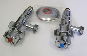 NEW Washing Machine Conversion Taps LH OR RH Chrome 60946 | eBay