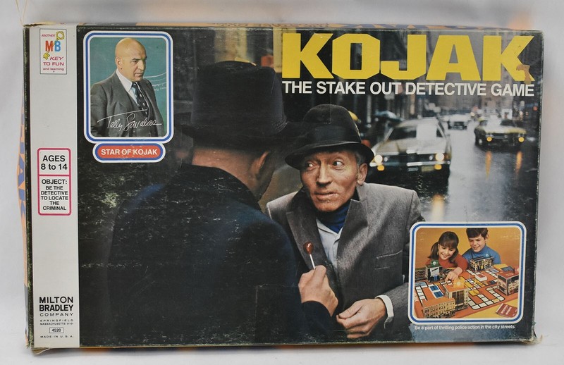 Kojak Detective Game (1975) Board Game – Board Game Guys