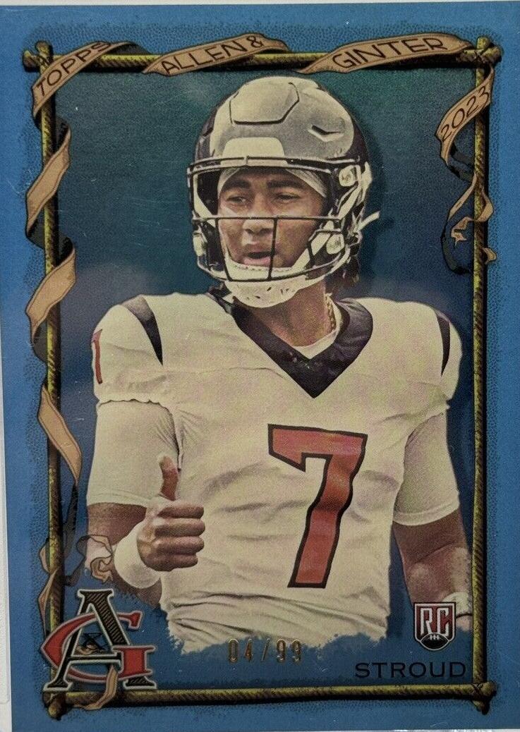 2023 Topps Composite - Allen and Ginter C.J. Stroud #402 Blue Portrait ...