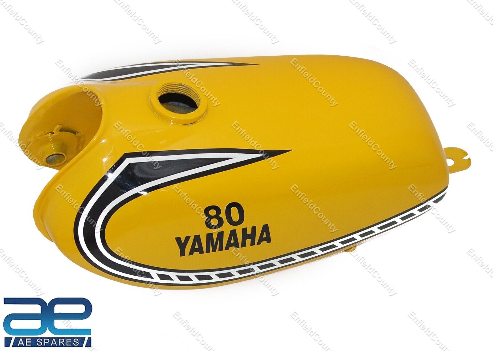 For YAMAHA YZ80 YZ80A YZ80 Yellow Painted Petrol Gas Tank Model 1974 To 1979
