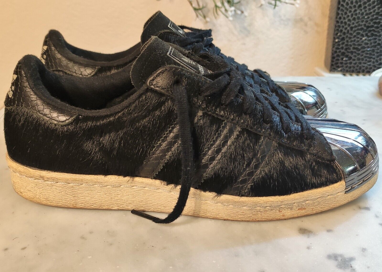Adidas Superstar 80s Metal Toe Pony Hair Black US 5 | eBay Adidas Superstar 80s Metal Toe Pony Hair Black US 5 | eBay