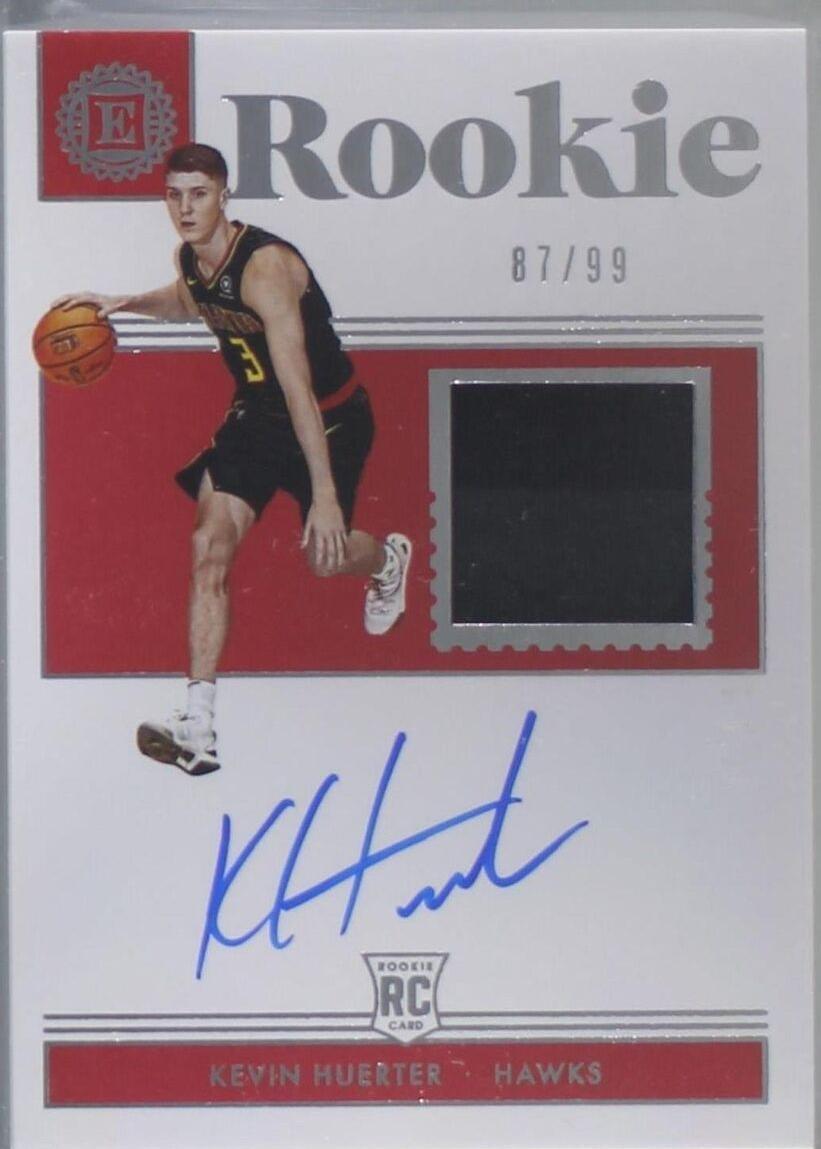 2018-19 Panini Encased - Rookie Jersey Autographs Kevin Huerter #204 / ...