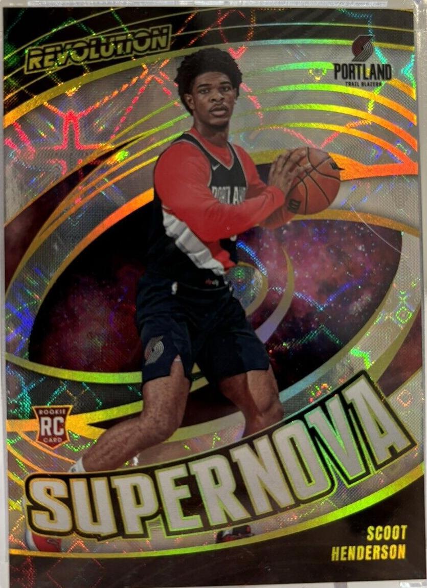 2023-24 Panini Revolution - Supernova Scoot Henderson #9 Galactic (RC ...