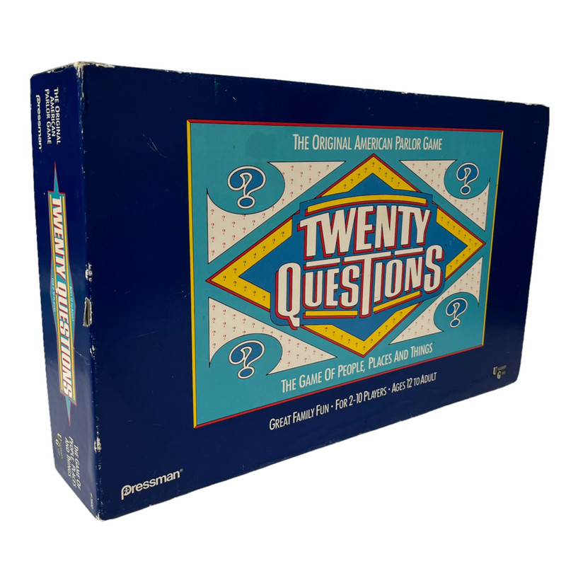 20 Questions (1988) Board Game – Board Game Guys