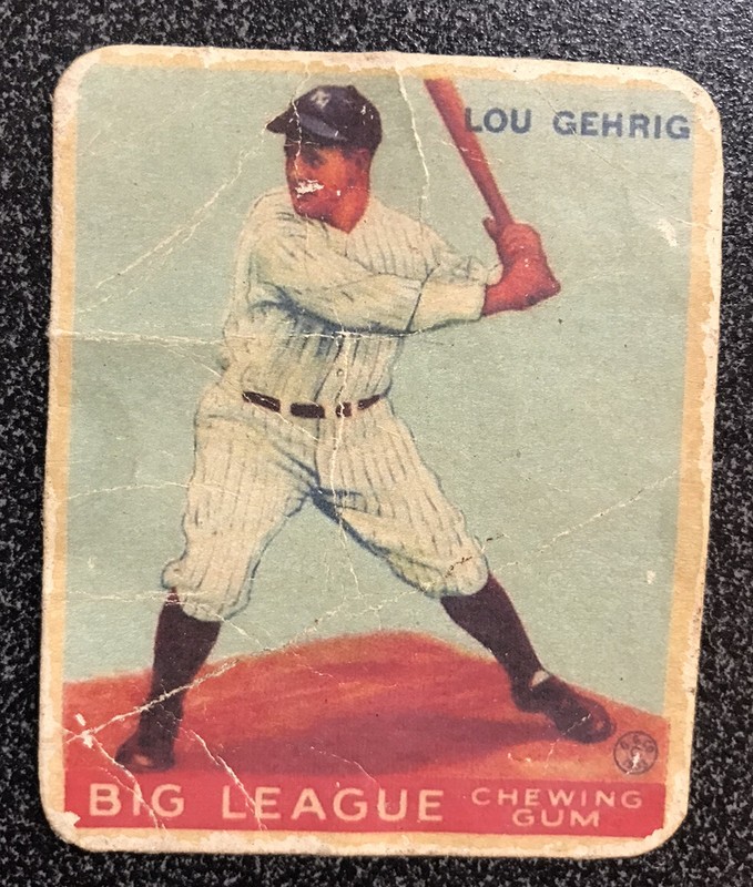 Lou Gehrig Baseball Cards