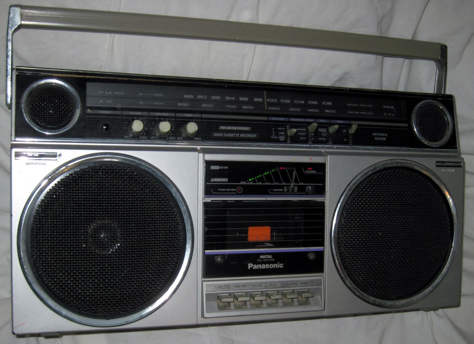 Panasonic RX-5080 Vintage Boombox Radio Cassette Recorder LINE Panasonic RX-5080 Vintage Boombox Radio Cassette Recorder LINE