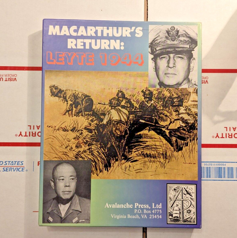 MacArthur’s Return: Leyte 1944 (1994) Board Game – Board Game Guys