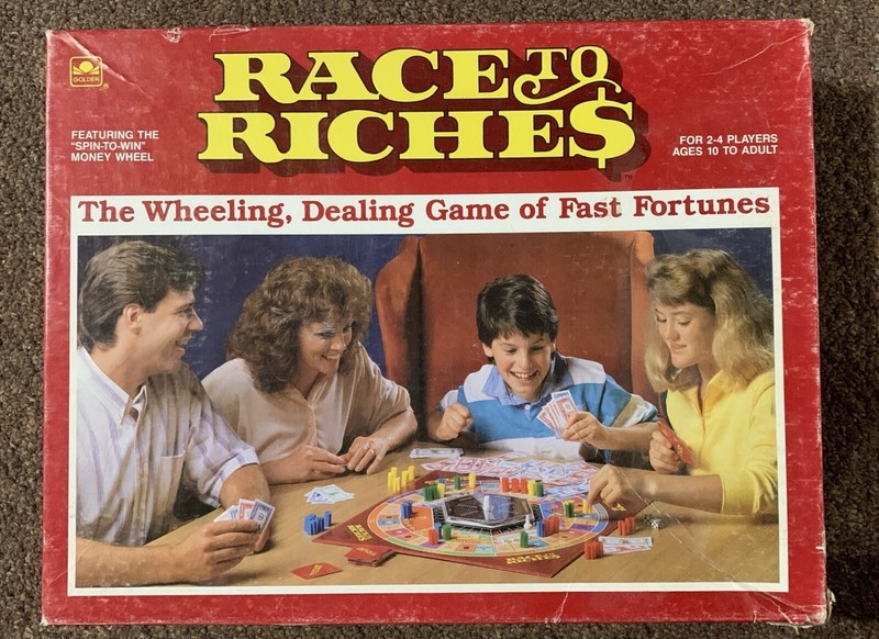 Race to Riches (1989) Board Game – Board Game Guys