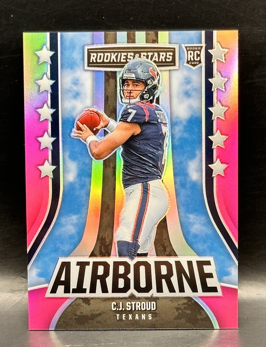 2023 Panini Rookies & Stars - Airborne Pink Prizm #AI-13 C.J. Stroud /75 (RC) for sale online | eBay