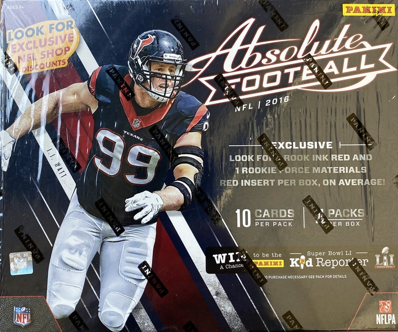2016 Panini Absolute Football Checklist | Sorted by Team | Football Cards