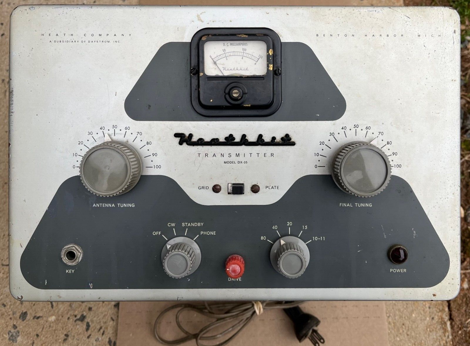 Vintage Heathkit DX-35 5-Band HF/CW/AM 80-40-20-15-10/11 HAM Amateur TransmitterのeBay公認海外通販｜セカイモン