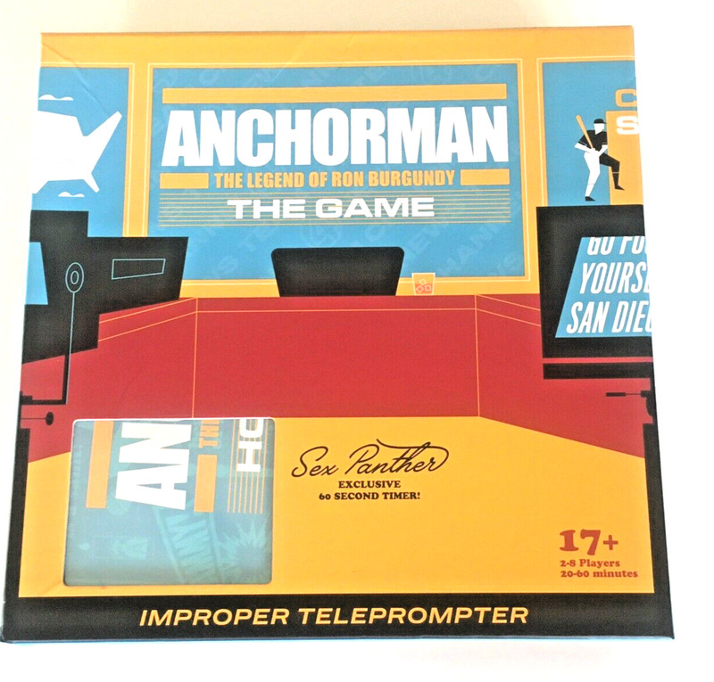 Anchorman: The Game – Improper Teleprompter (2020) Board Game – Board ...