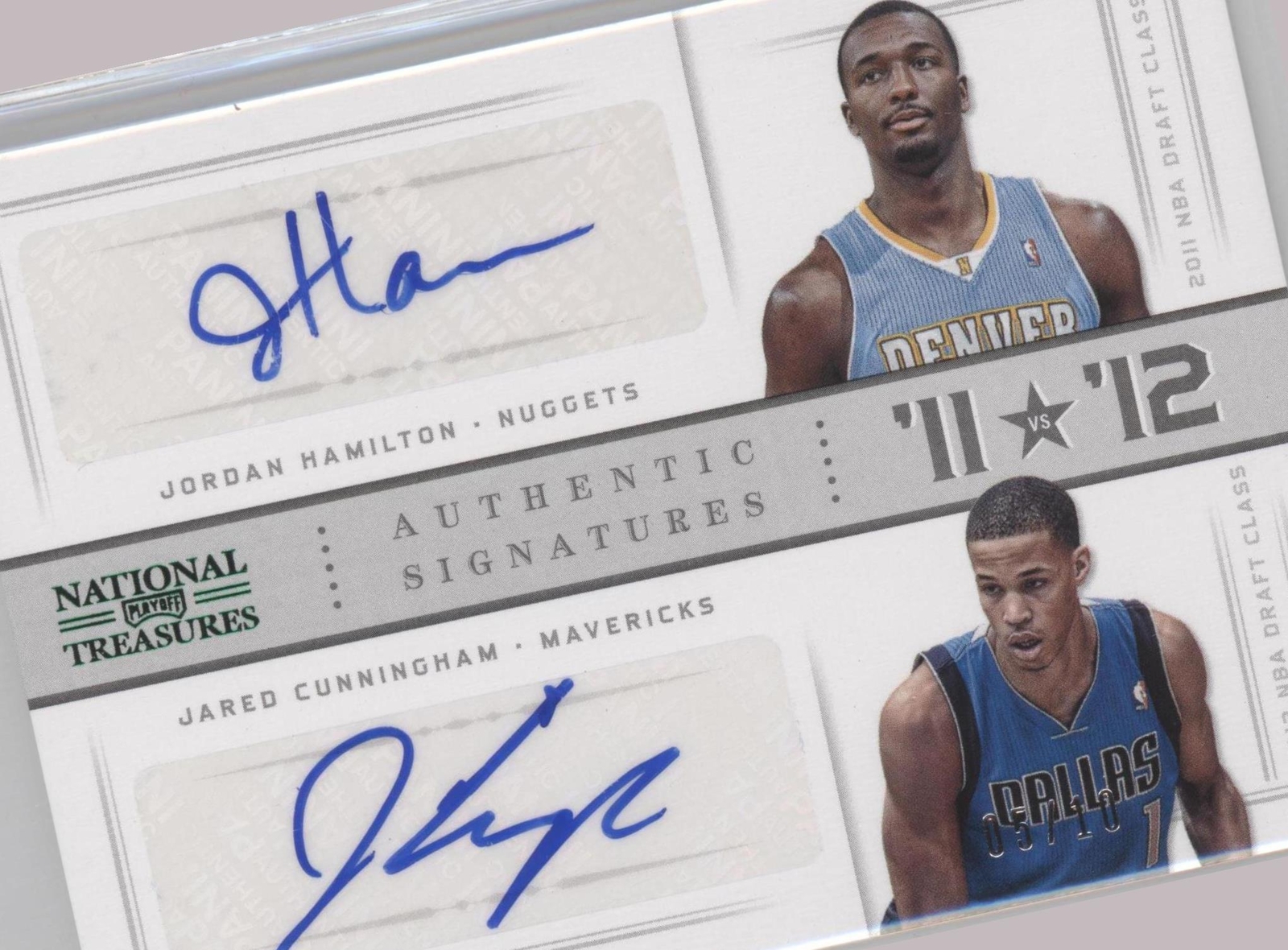2012-13 Panini National Treasures - '11 vs '12 Signatures Emerald #95 ...