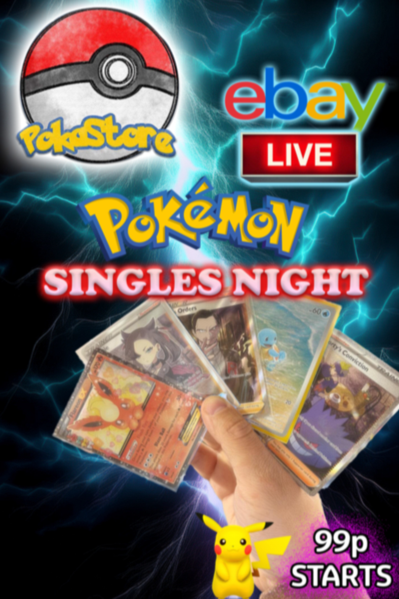 Pokemon Tuesdays Singles Auctions £1 13/01 | eBay Live UK