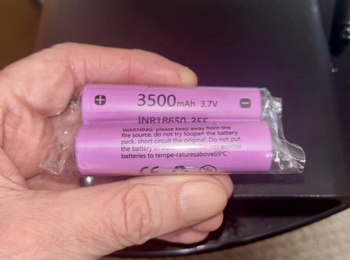 NEW Daweikala 3.7v 3500mAh I8 650 18050 Batteries Flat Top Pack Of 2 | eBay