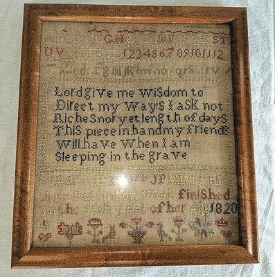 Samplers - Antique Sampler Dated