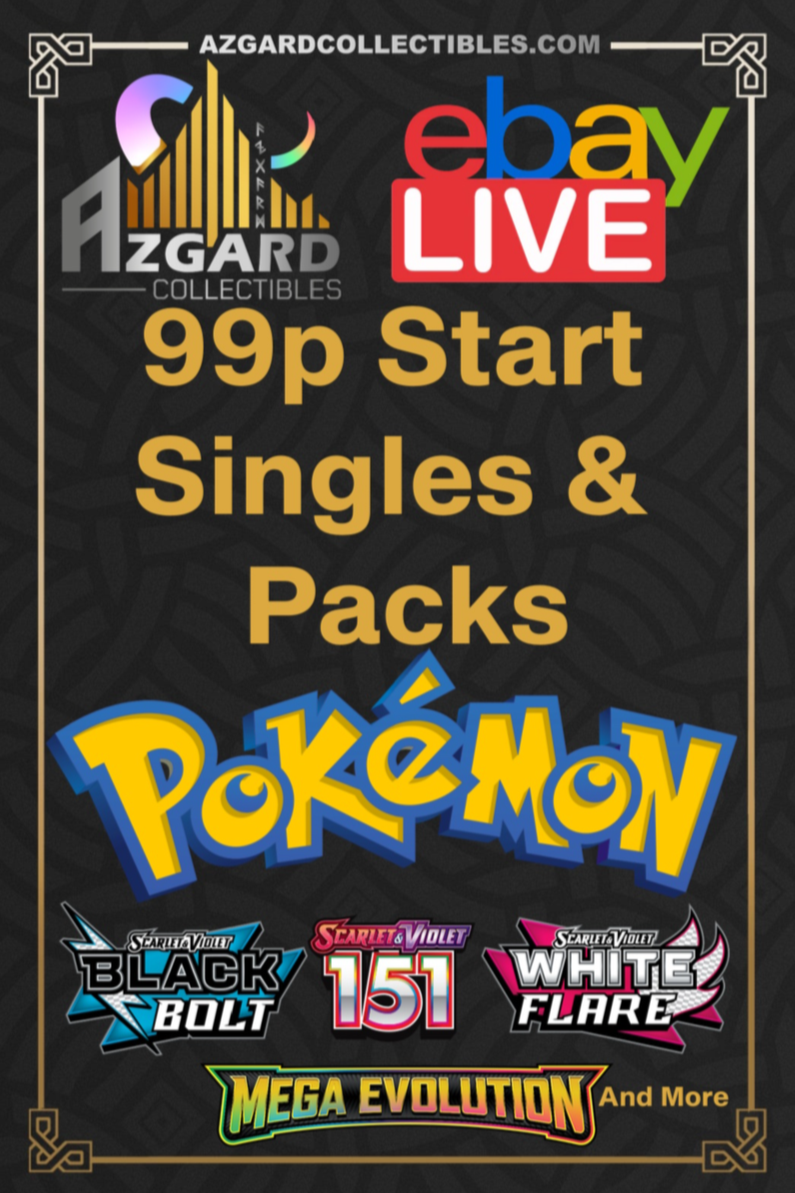 Pokemon - 99p SINGLES AND PACKS | eBay Live UK