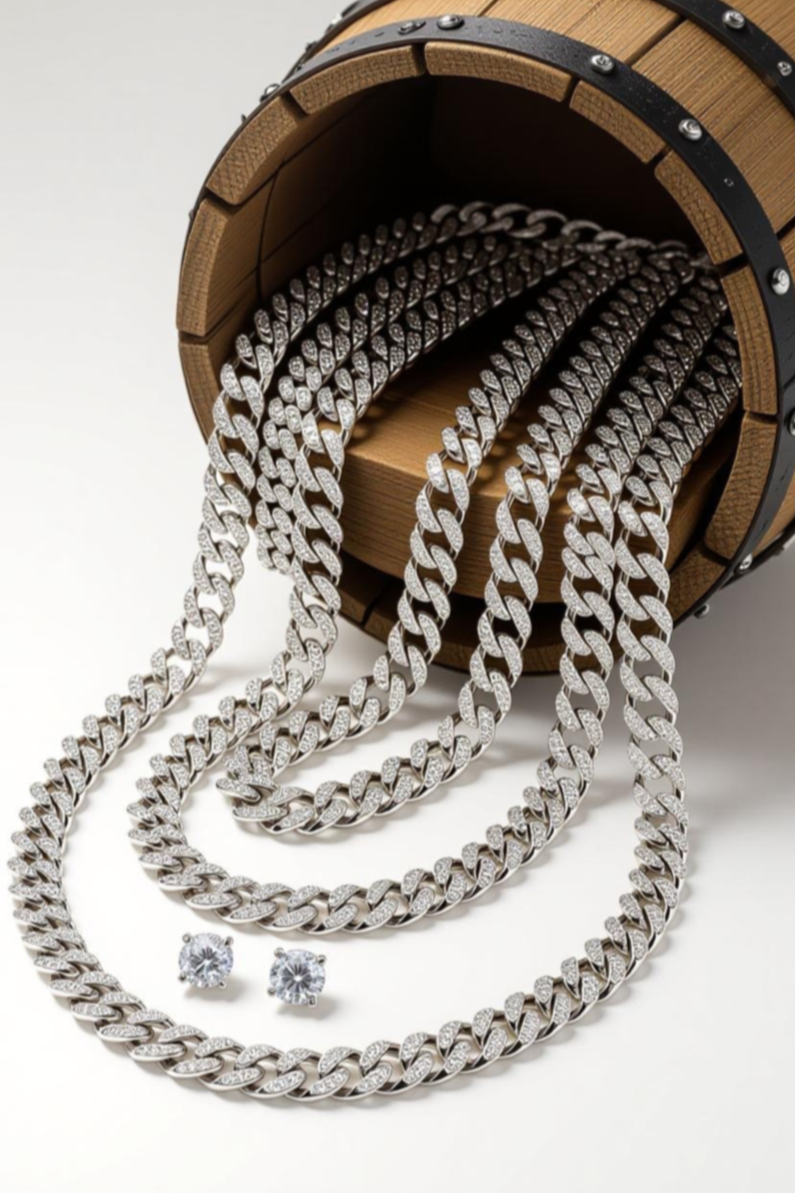 ITALIAN CHAINS, MOISSANITE, STERLING SILVER JEWELRY⛓️💎 | eBay Live Video