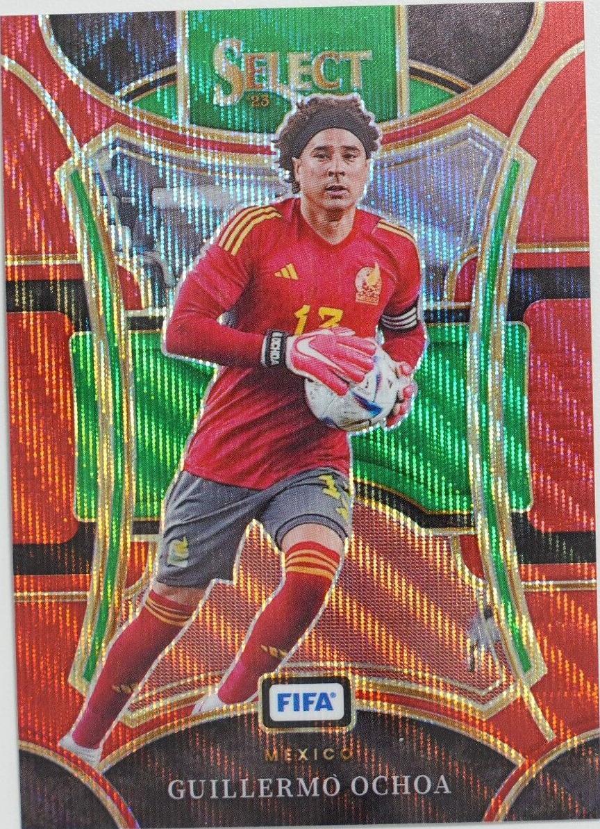 2023-24 Panini Select FIFA - Mezzanine Guillermo Ochoa #192 Red Wave Prizm /149 for sale online ...