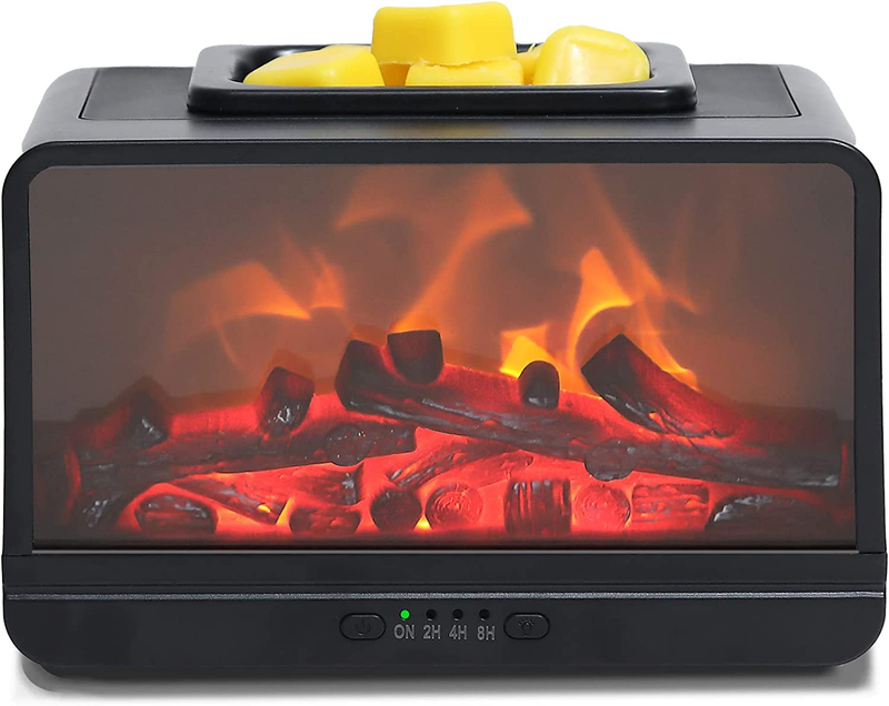 Dynamic Flame Fireplace Electric Wax Melt Warmer Heating