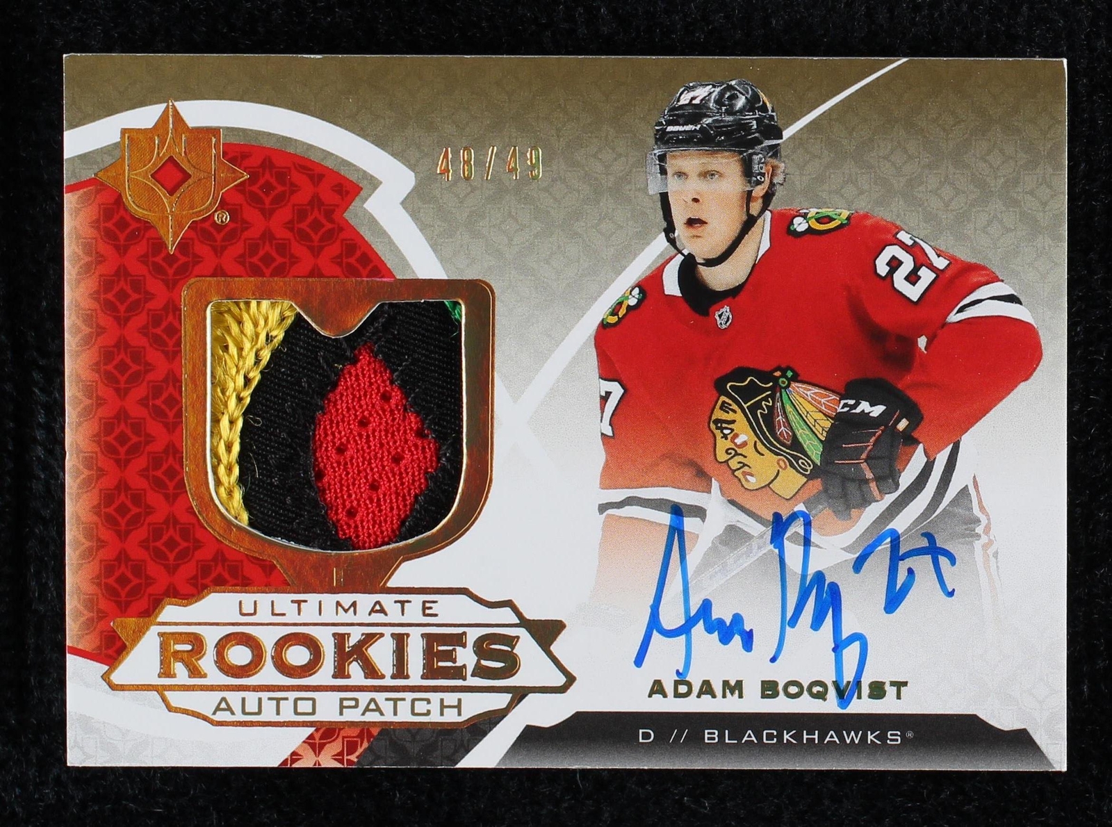 2019-20 Upper Deck Ultimate Collection - Ultimate Rookies Gold Patch ...