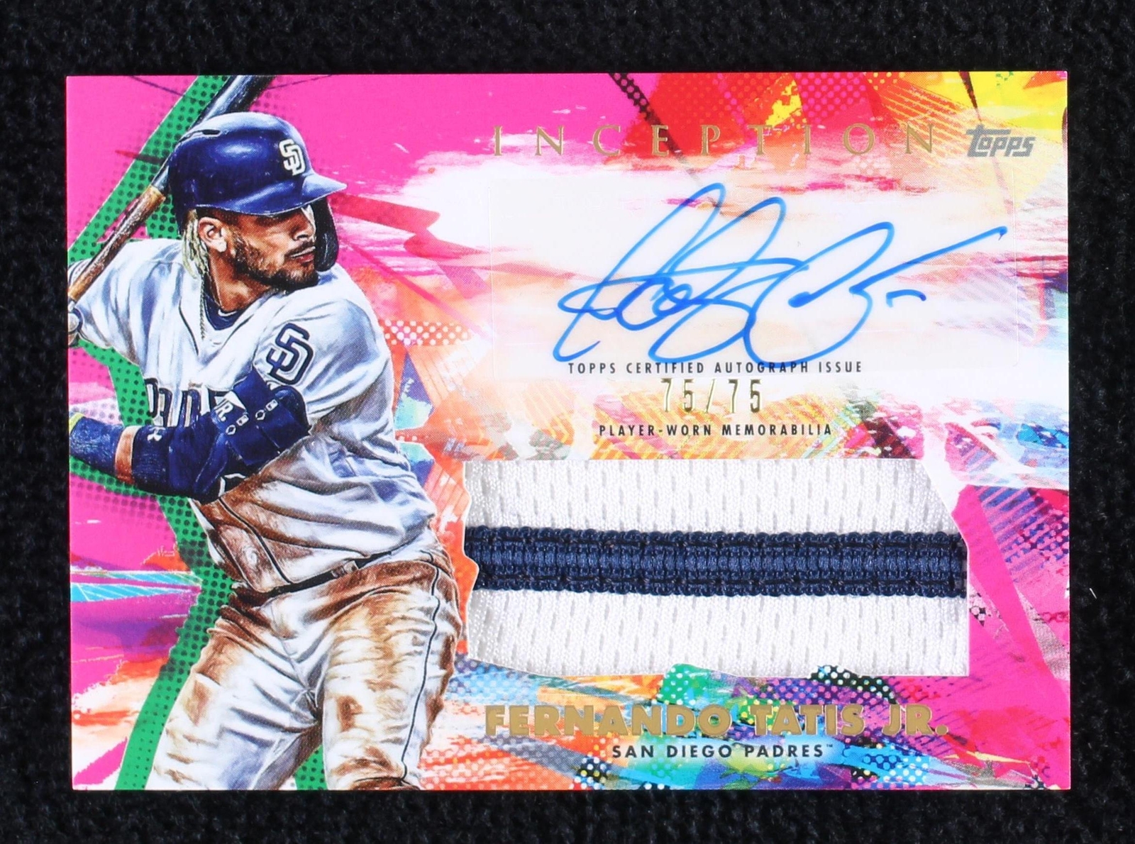 2020 Topps Inception - Inception Autograph Patch Magenta #IAP-FTJ ...