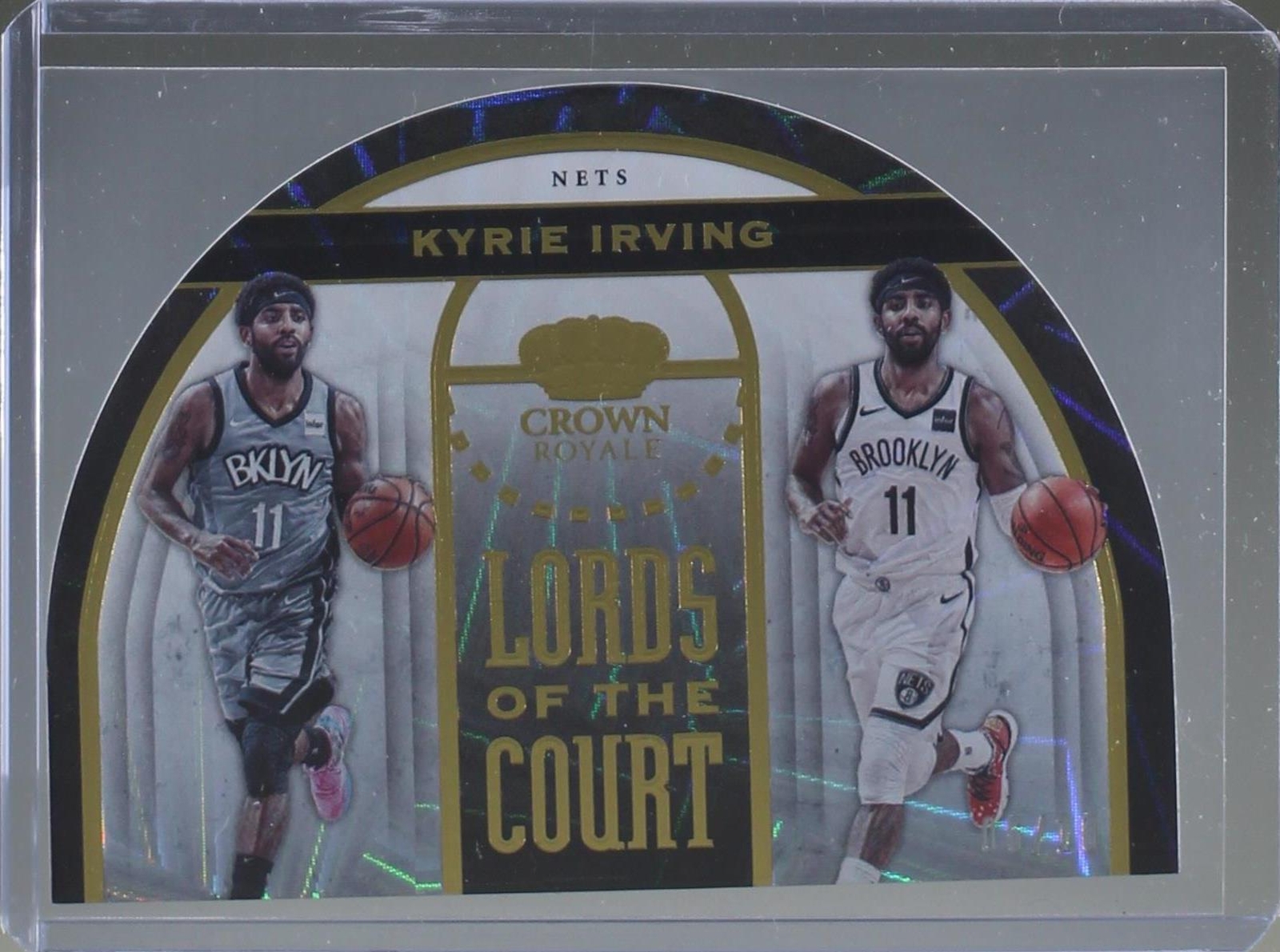 2019-20 Panini Crown Royale - Lords of the Court Gold #8 Kyrie Irving ...