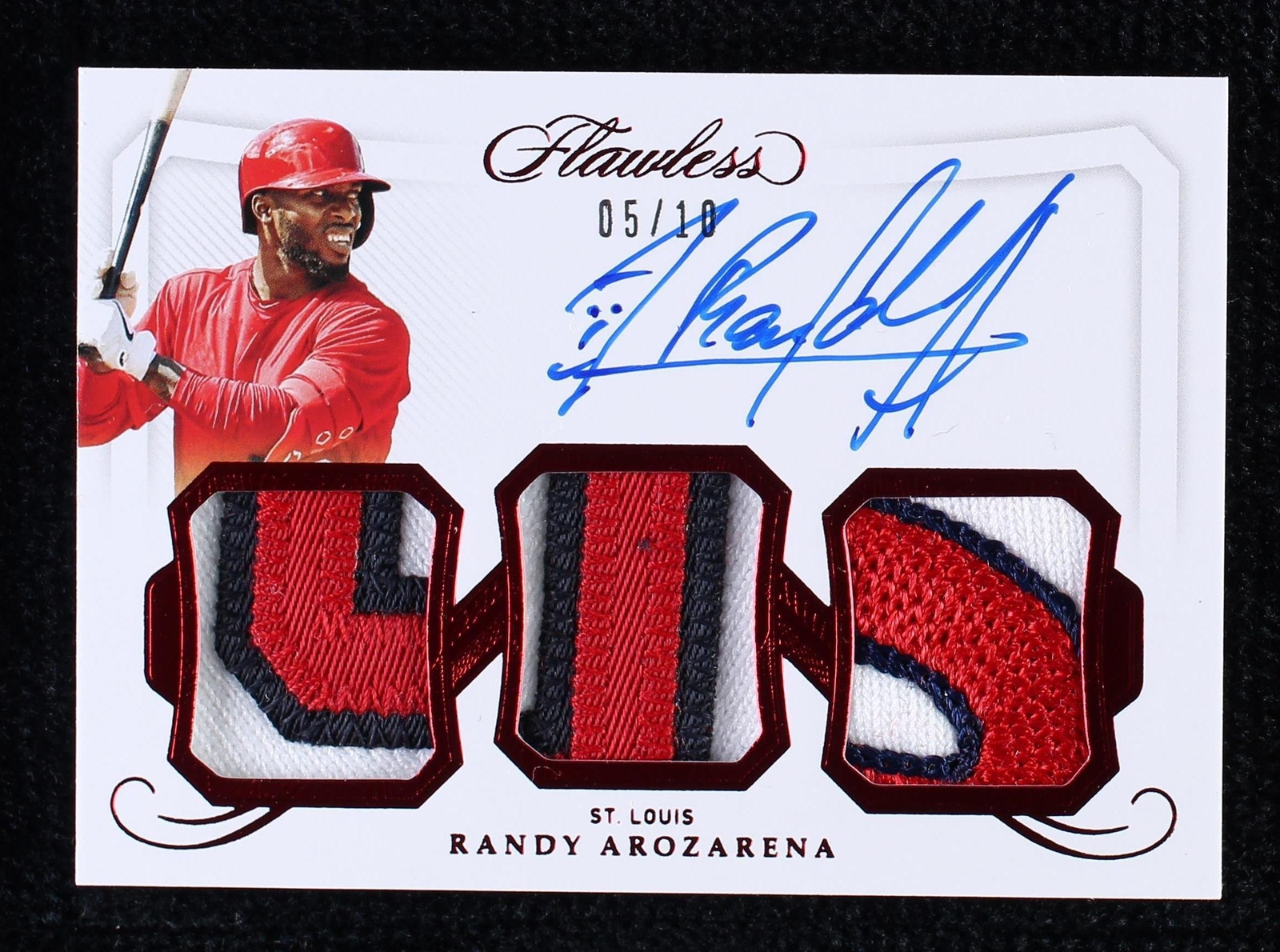 2020 Panini Flawless - Triple Patch Autographs Ruby #TPA-RA Randy ...