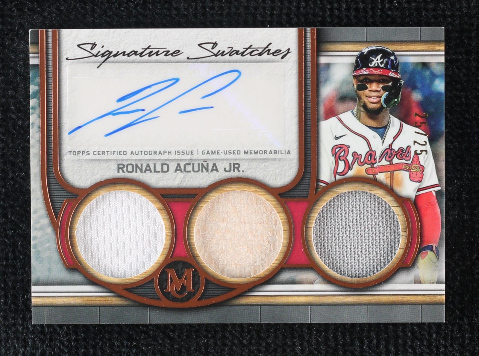 2023 Topps Museum Collection - Single-Player Signature Swatches Triple ...