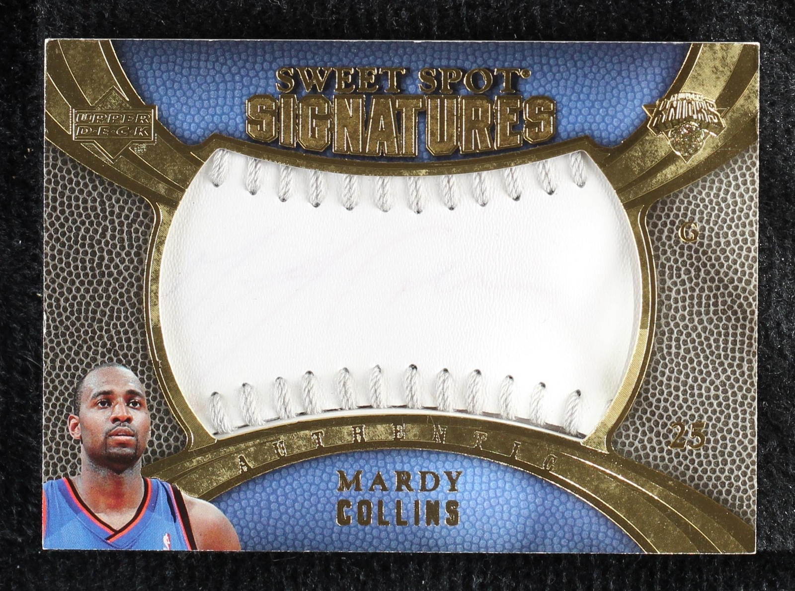 2007-08 Upper Deck Sweet Shot - Sweet Spot Signatures Silver Stitching ...