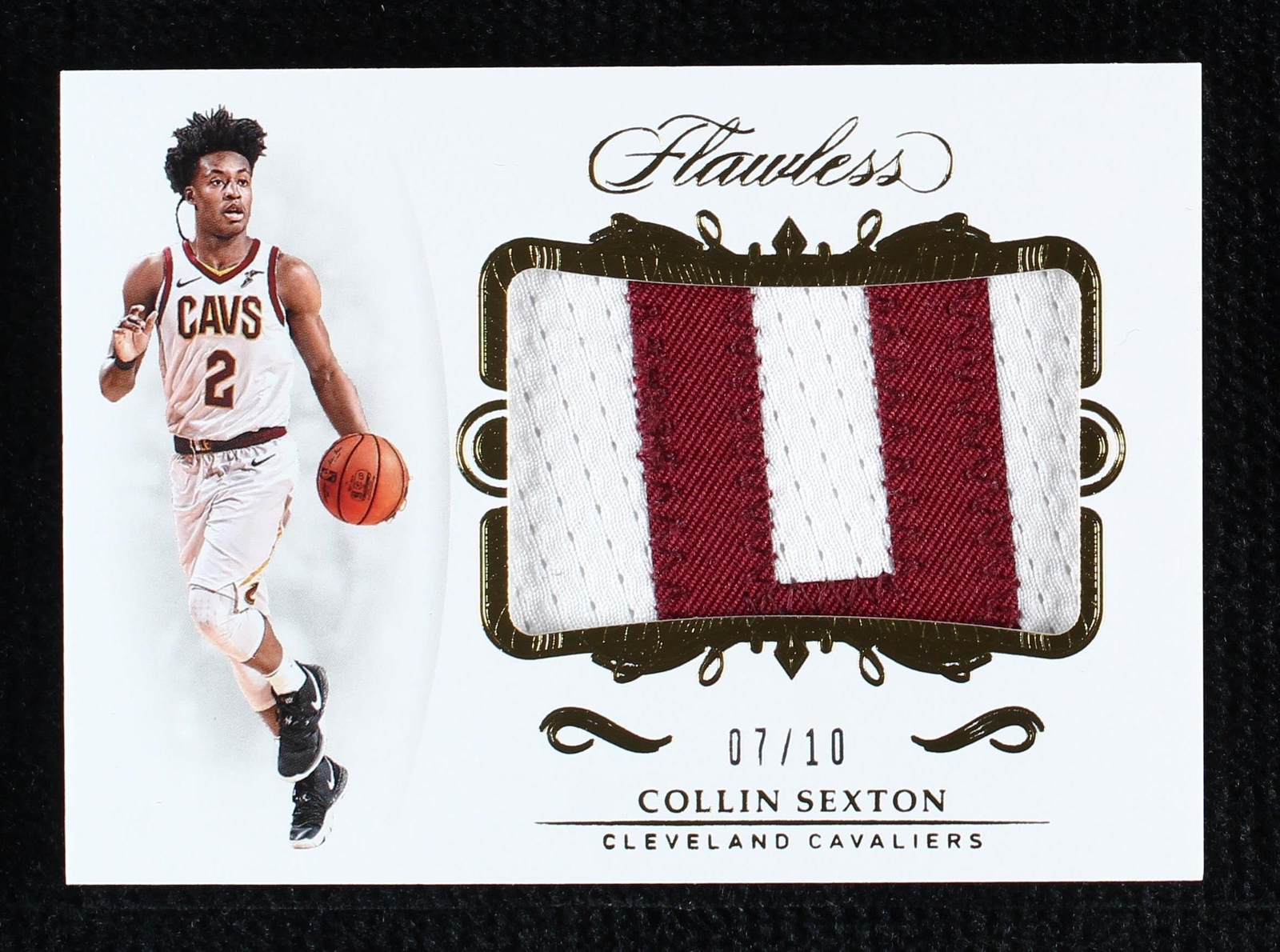 2018-19 Panini Flawless - Rookie Patches Gold #RP-CSX Collin Sexton /10 ...