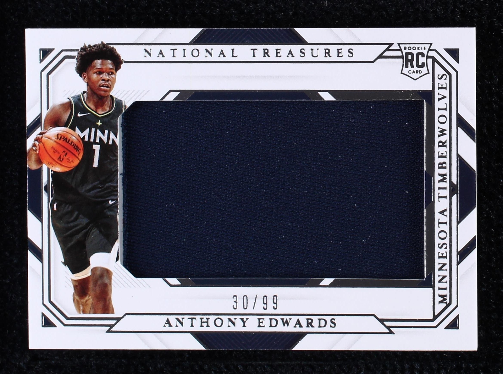 2020-21 Panini National Treasures - Rookie Jumbo Materials #RMJ-AED ...