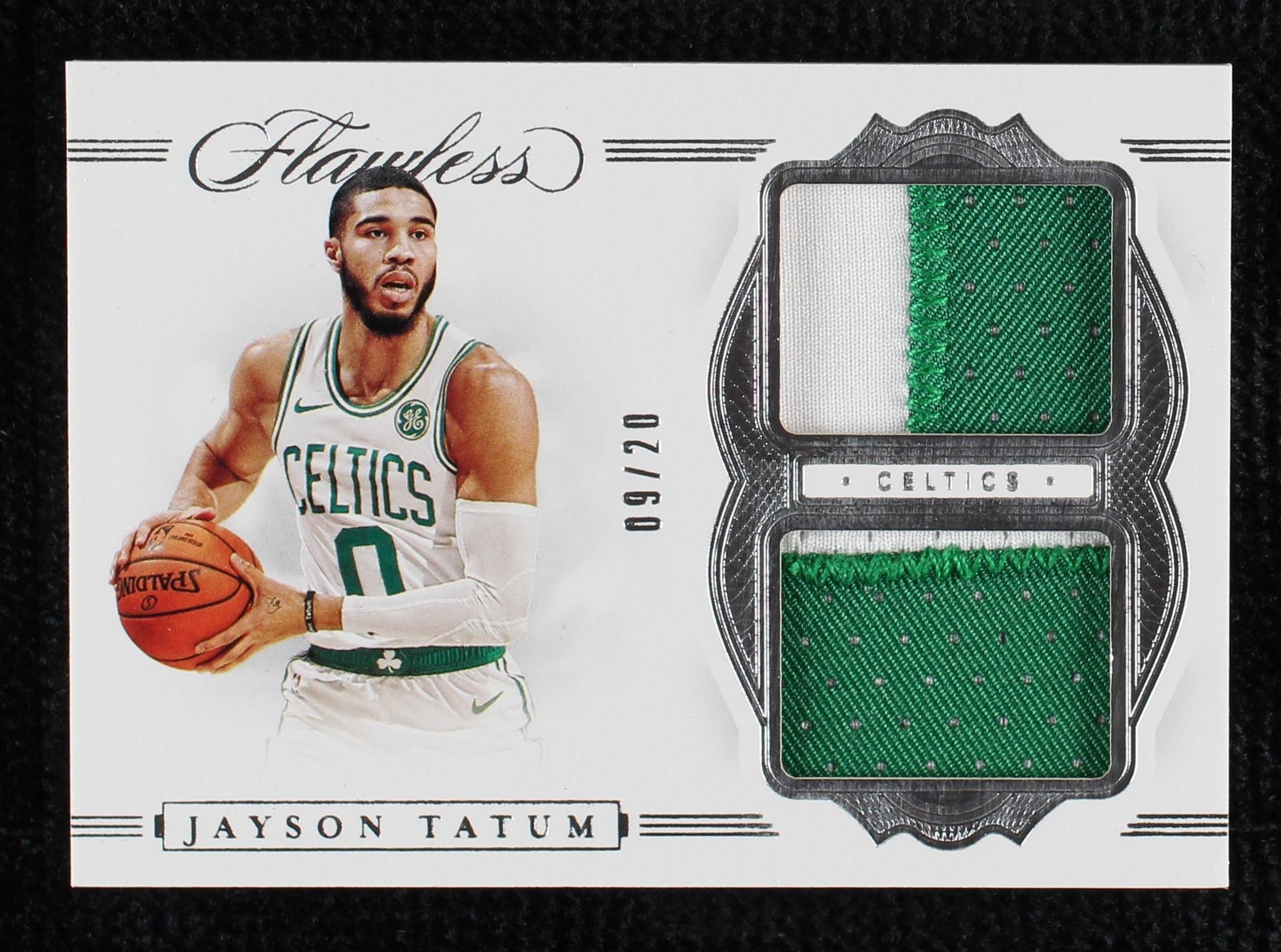 2019-20 Panini Flawless - Dual Patches #DP-JTA Jayson Tatum /20 (MEM ...