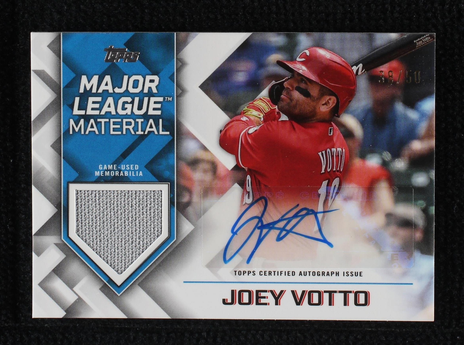 2022 Topps Series 1 - Major League Material Autographs #MLMA-JV Joey Votto /50 (AU, MEM) for ...
