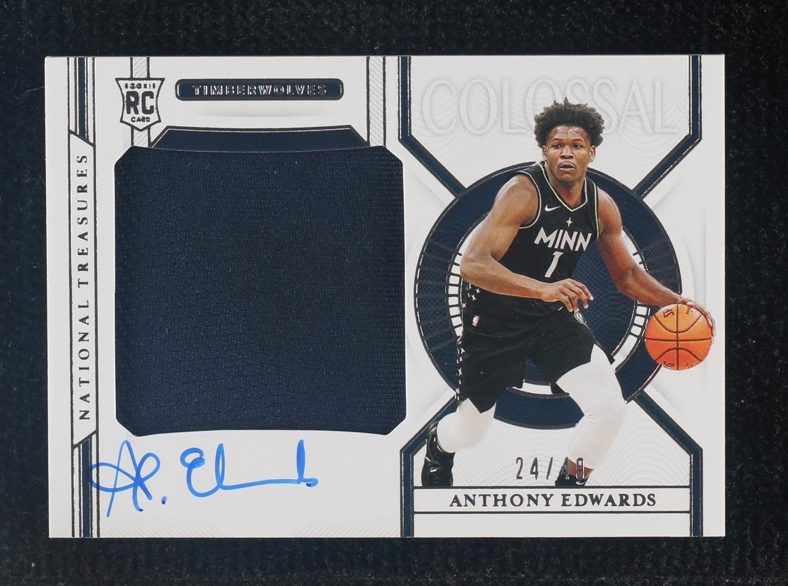 2020-21 Panini National Treasures - Colossal Material Autographs #CM ...