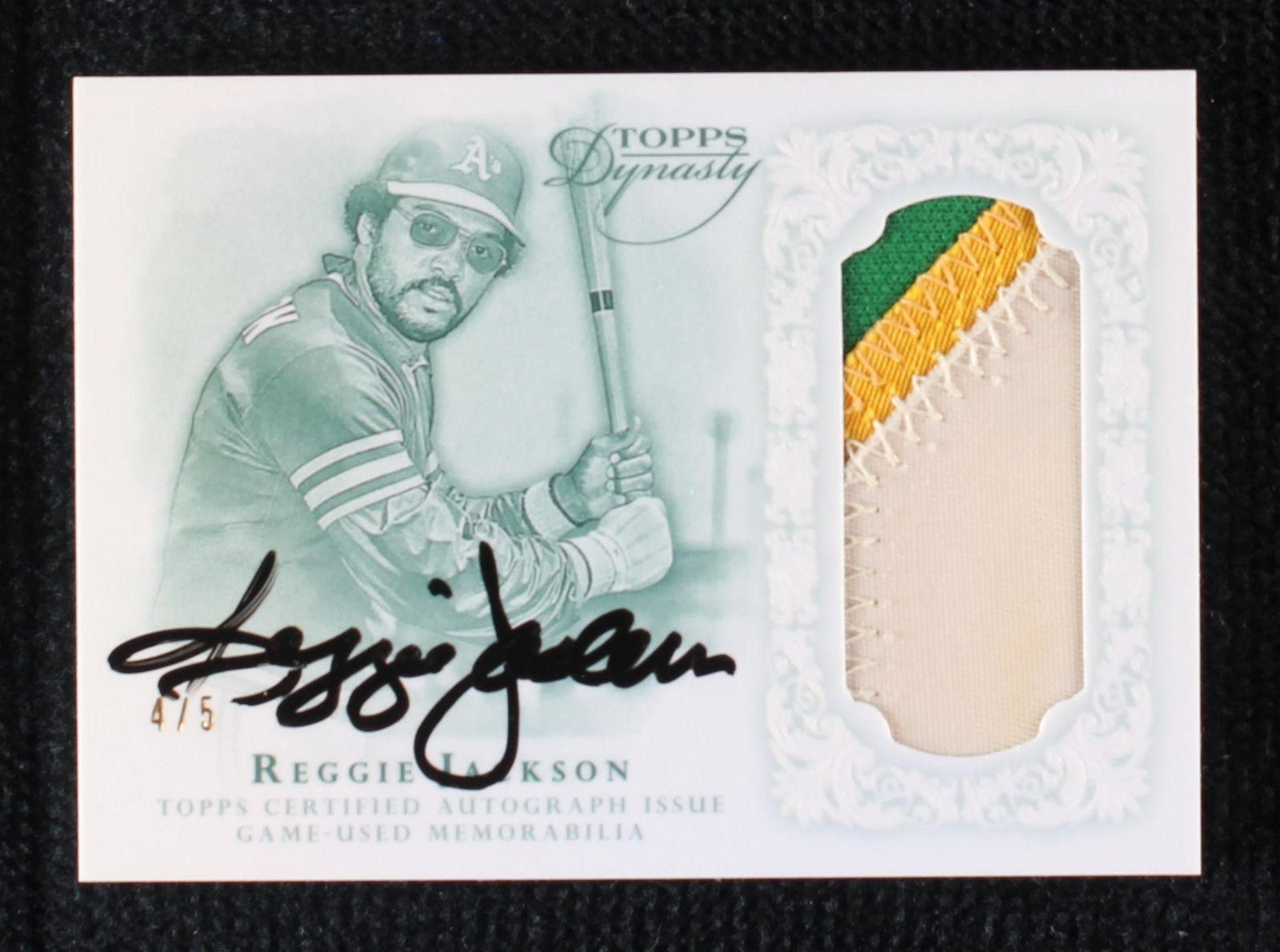 2015 Topps Dynasty - Autographed Patches Numbered to 5 #AP-RJO5 Reggie ...