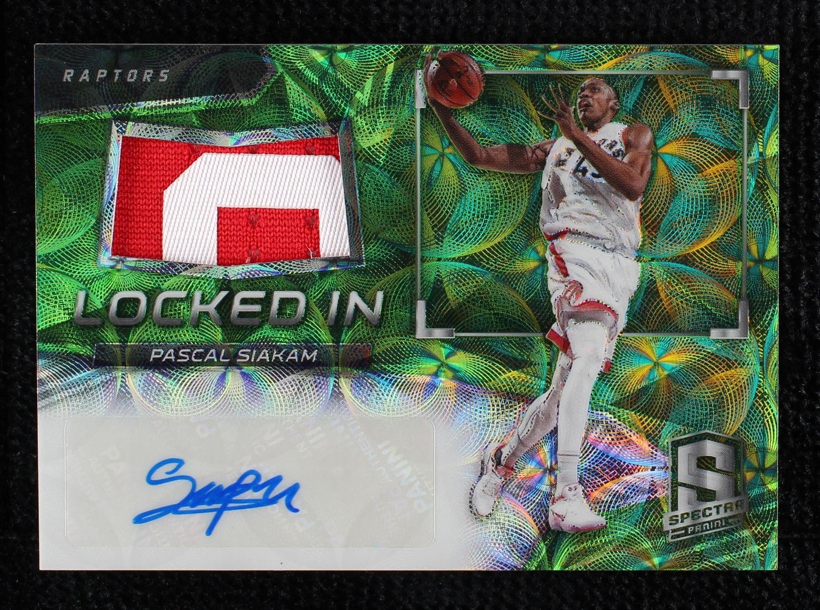 2016-17 Panini Spectra - Locked In Autographed Memorabilia Neon Green ...