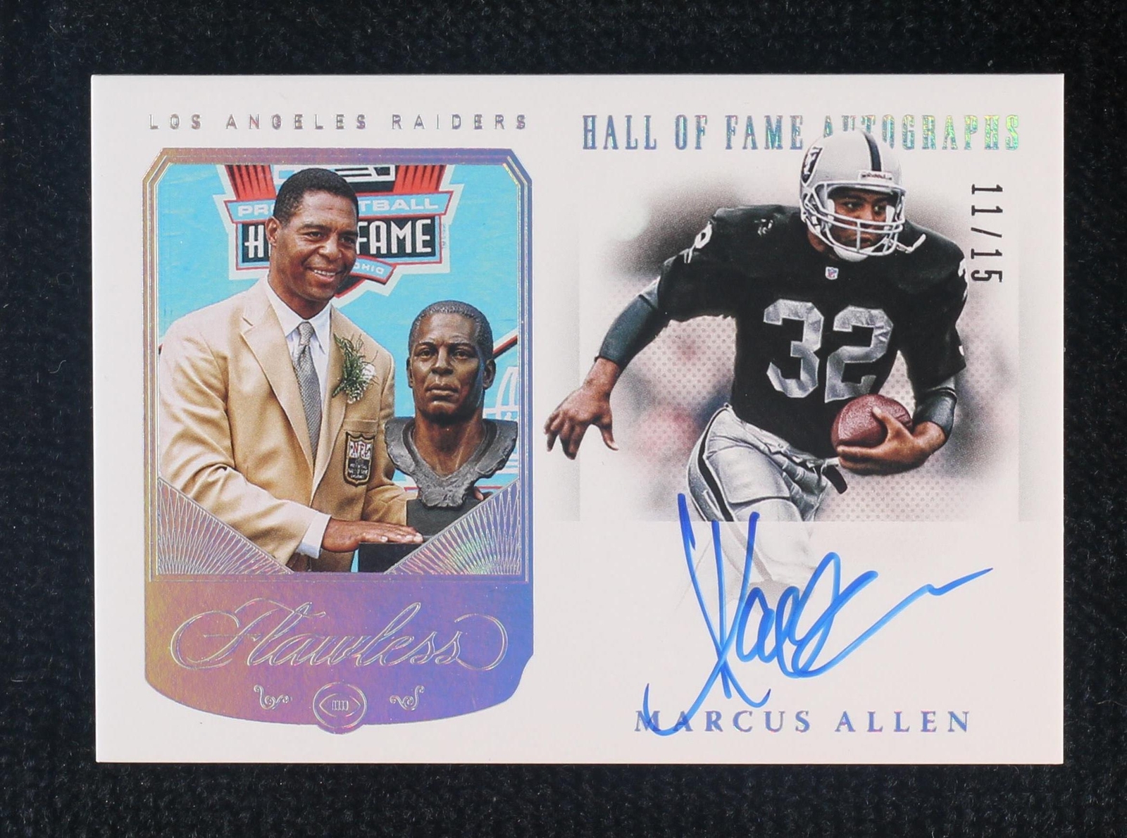 2021 Panini Flawless - Hall of Fame Autographs Silver #HFA-MAL Marcus ...