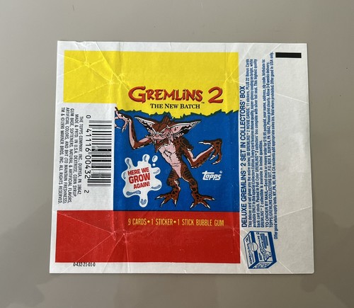 TOPPS Bubble Gum Wrappers Gremlins 2のeBay公認海外通販｜セカイモン