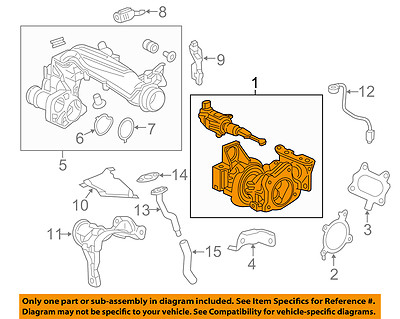 Mercedes Oem 16-18 Glc300 Turbo Turbocharger Intercooler-coolant Hose ...