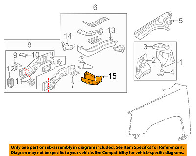 Gm Oem-front Fender Apron Panel Cover Right 22833313