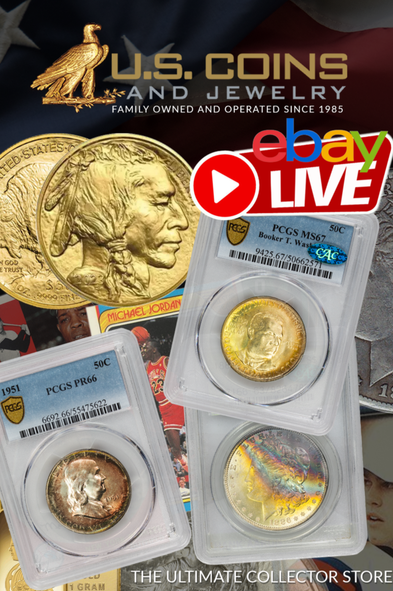 U.S. Coins And Jewelry Stack It Live: Gold, Silver, And Rare Coins | eBay Live Video