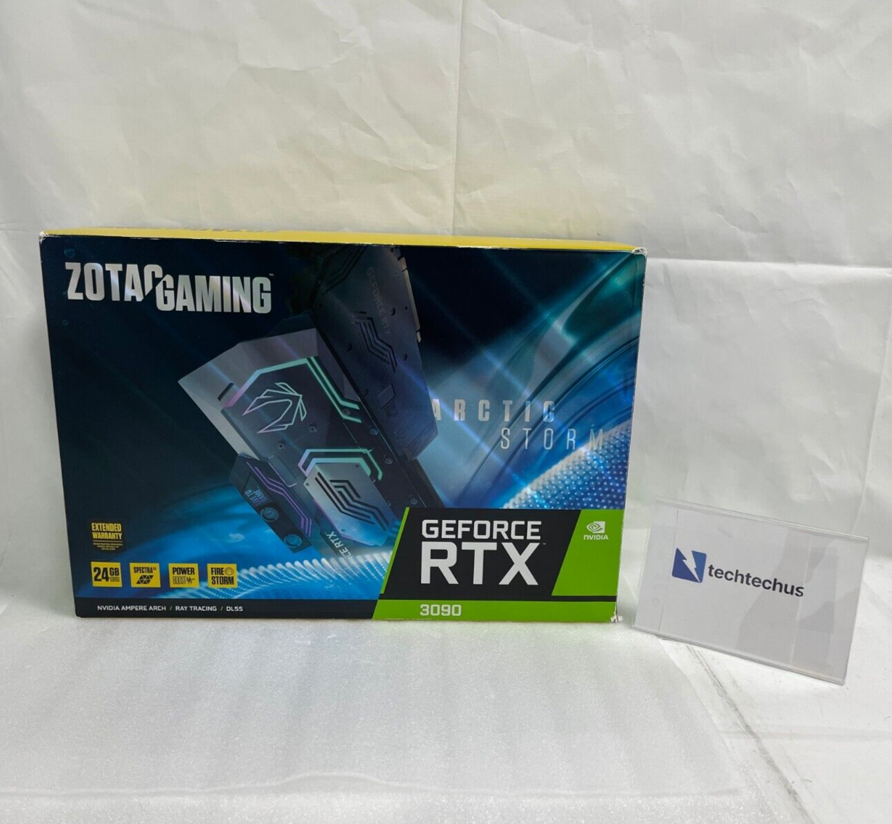 ZOTAC GeForce RTX 3090 ArcticStorm 24GB GDDR6X Graphics Card ZOTAC GeForce RTX 3090 ArcticStorm 24GB GDDR6X Graphics Card