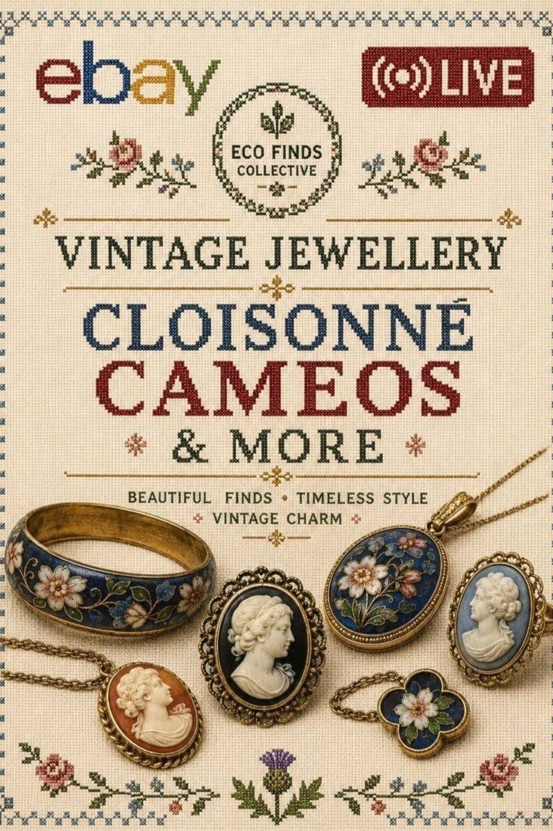 Vintage Jewellery - Cloisonne, Cameos and More - NOS | eBay Live UK