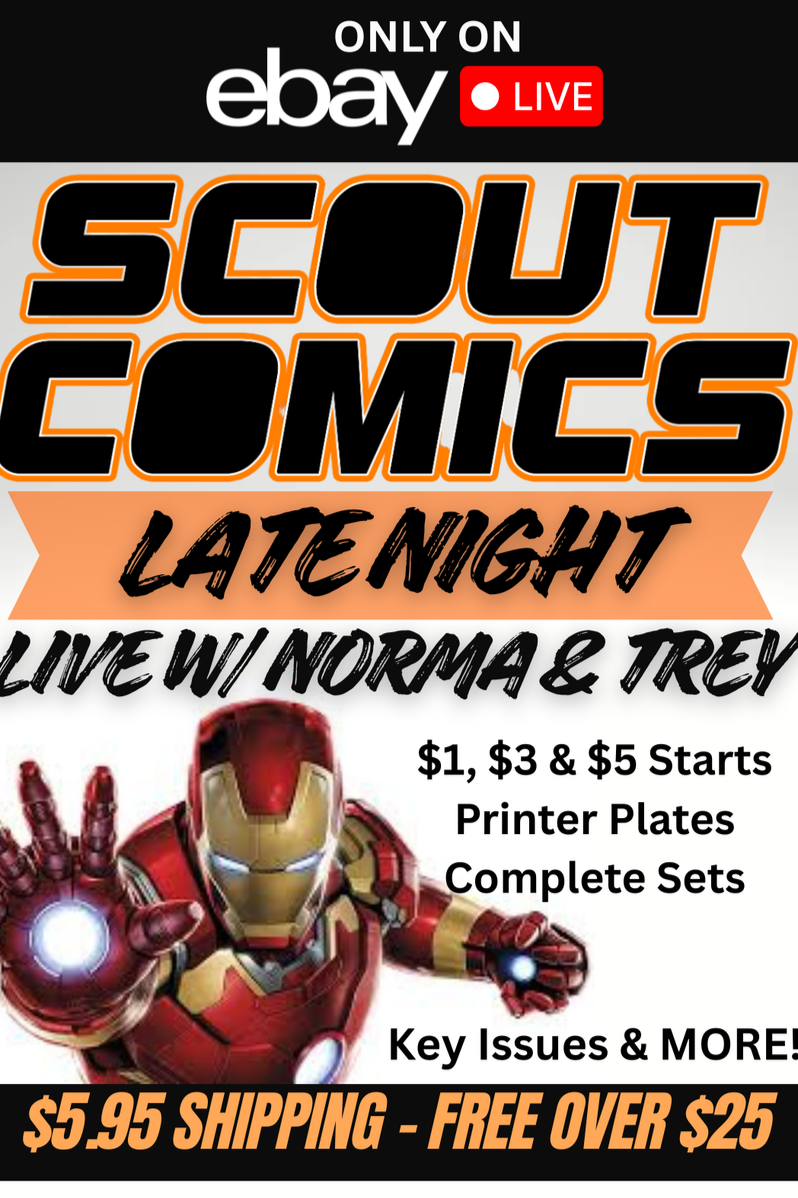 Scout Comics Late Night - Live w/Trey & Norma - Featuring FULL SETS ...