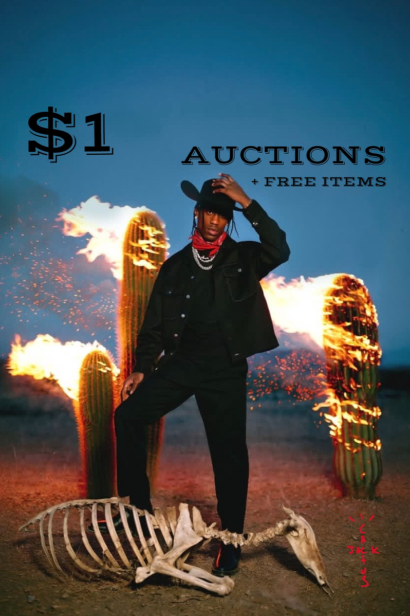 TRAVIS TUESDAY STEALS + $1 AUCTIONS, Market, Supreme, WL, Godspeed ...